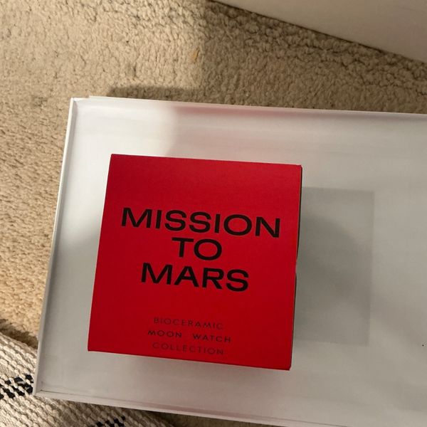 Swatch x Omega Moonswatch Mission To Earth Mars Watch - With Box ...
