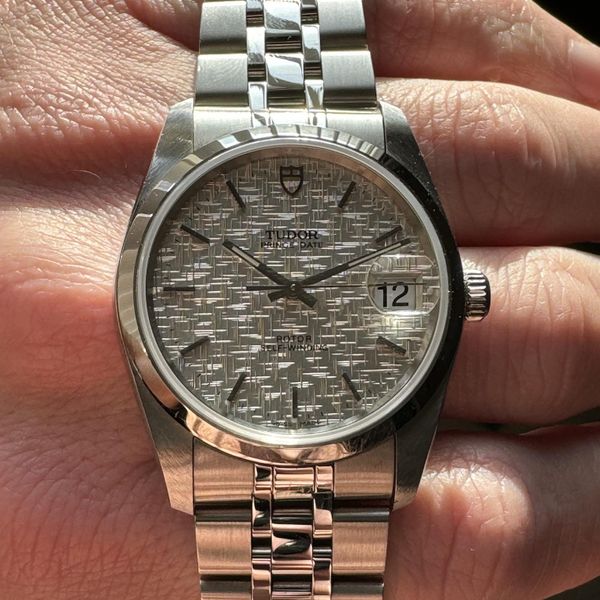 [WTS][US] Tudor Prince Oysterdate Linen Dial Full Kit | WatchCharts ...