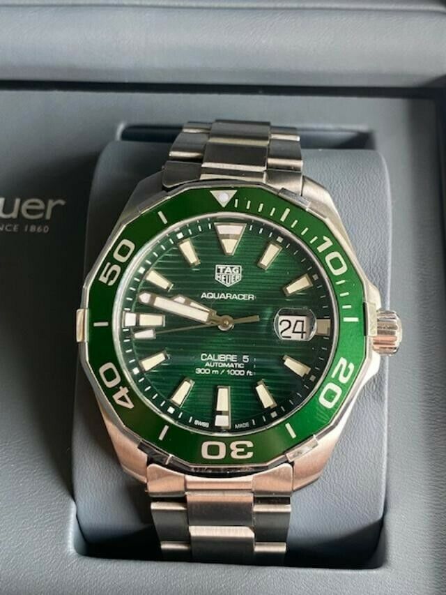 TAG HEUER AQUARACER WAY201S.BA0927 AUTOMATIC HULK MENS WATCH | WatchCharts