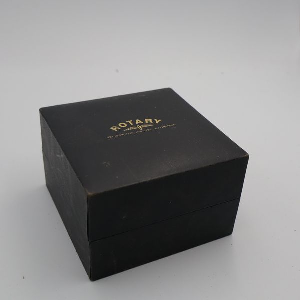 Rotary Gold Tone Men's Watch with Box | WatchCharts Marketplace