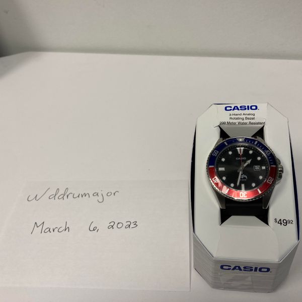 [WTS] Casio Duro Pepsi MDV106B-12TN | WatchCharts
