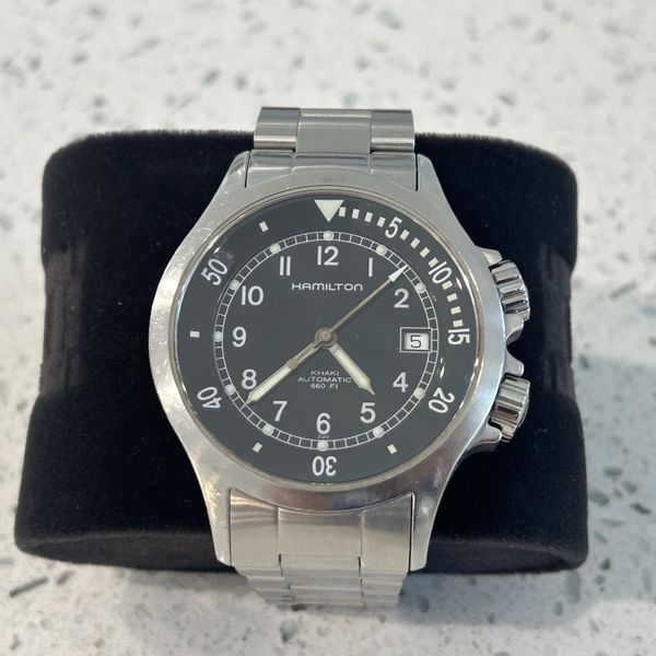 [WTS] Hamilton Khaki Navy - Discontinued Dual Crown with Internal Bezel ...