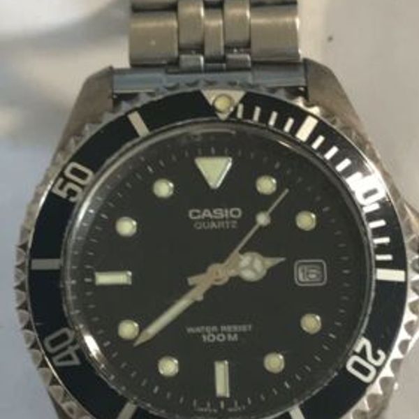 Casio MTD-1010. 1346 , Sub-Mariner Dial Face , RARE | WatchCharts ...