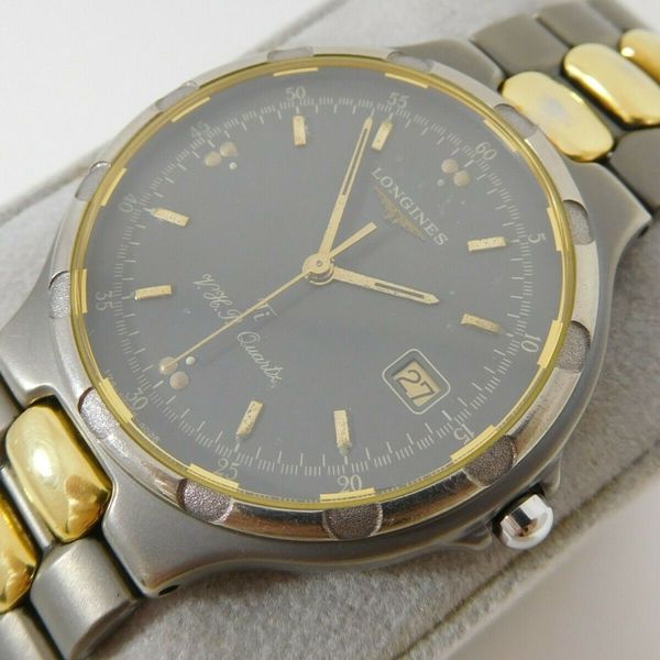 LONGINES CONQUEST V.H.P. TITANIUM Ref. 4026 Cal. L174.4 Swiss Vintage ...