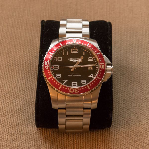 FS: Longines HydroConquest 41mm 2892-A2 Red Bezel 2014 model ...