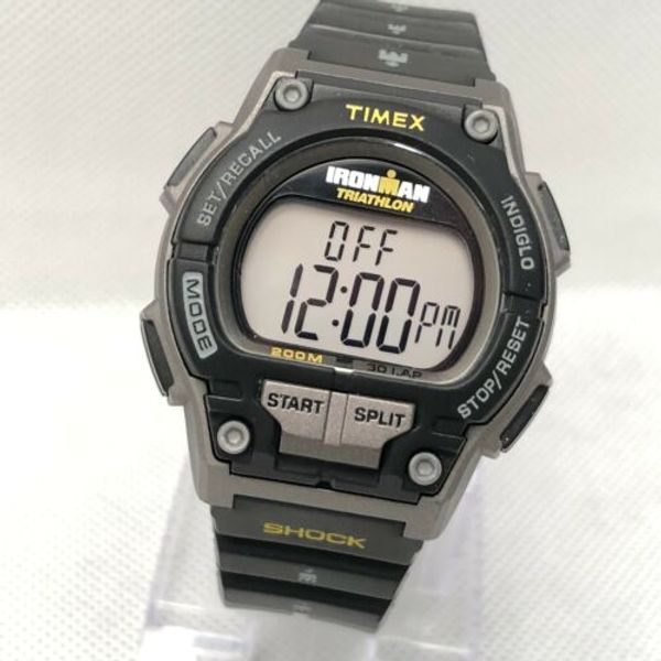 Timex Ironman Triathlon SHOCK 30 Lap Memory Men's Watch 854 ...