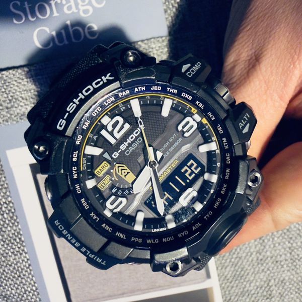 Casio G-Shock Mudmaster GWG-1000-1A3ER | Triple Sensor | Box & Papers ...