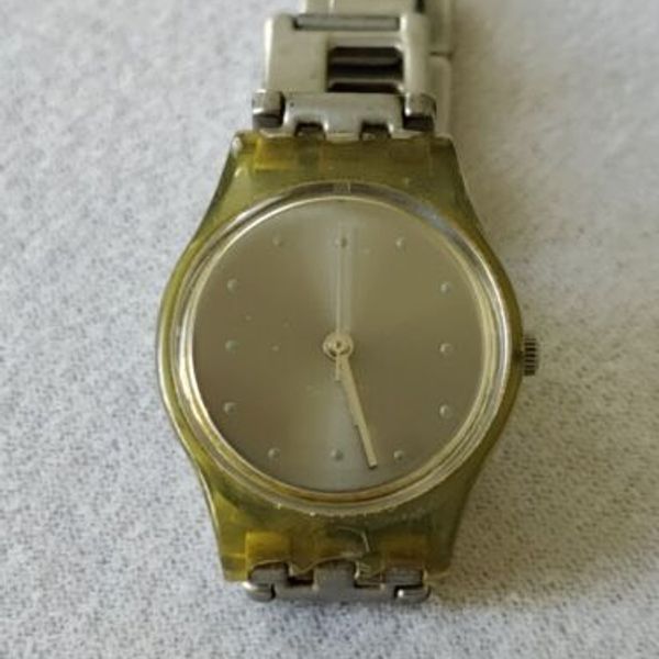Vintage Swatch Watch Metal Bracelet Works | WatchCharts Marketplace