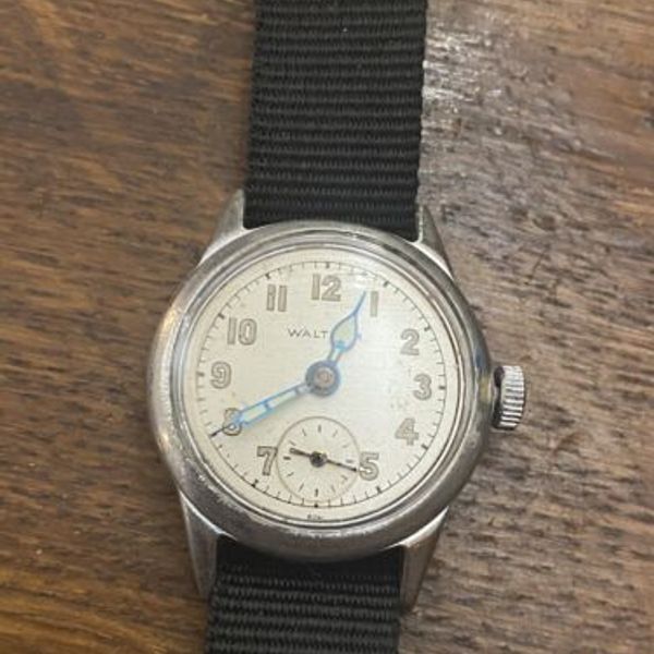 31mm VINTAGE USA US ARMY 1940'S WW11 WALTHAM ORD CORPS MILITARY WATCH ...