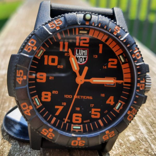 FS: Luminox Orange Leatherneck Sea Turtle 44mm | WatchCharts Marketplace