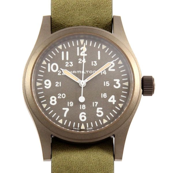 [New] Hamilton H694490 / H69449861 Khaki Field Mechanical Manual ...