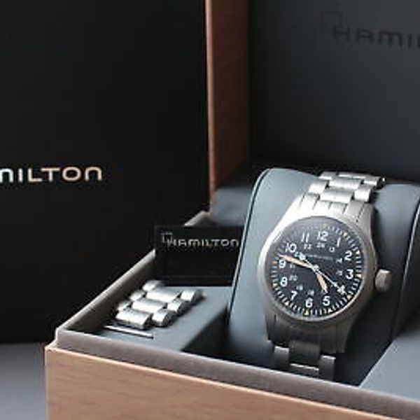 UNUSED w/ Box HAMILTON Khaki Field H69439131 H694390 MECHANICAL from ...