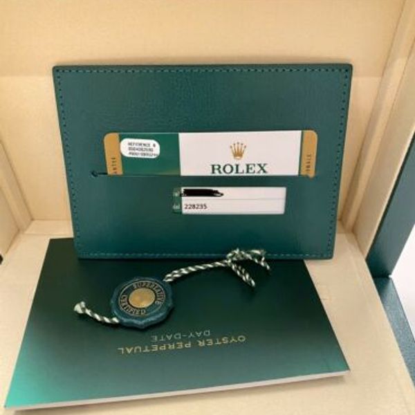 Rolex Day-Date 40 Rose Gold Olive Dial New With Tags | WatchCharts ...
