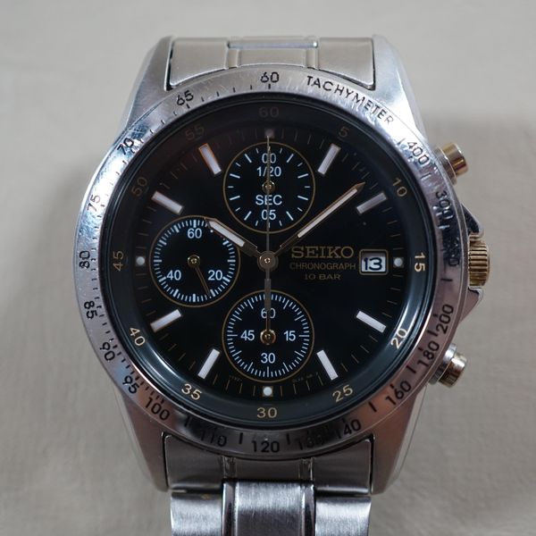 [WTS] Seiko 7T92-0DW0 Quartz Chronograph Rare Black Gold - $75 ...