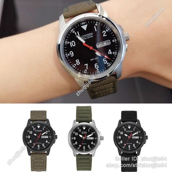 Citizen Eco-Drive Men's Watch - BM8180-03E Garrison Field Olive Green ...