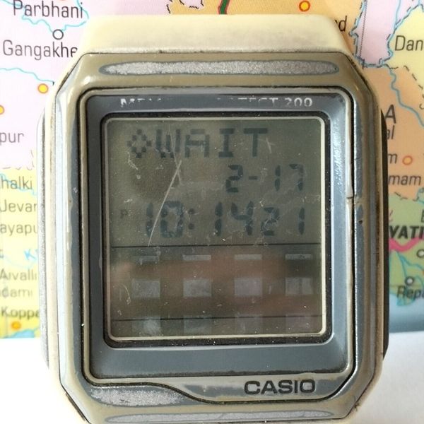 CASIO DIGITAL QUARTZ TOUCH SCREEN VDB 200 JAPAN MEN'S WORKING BUT ...