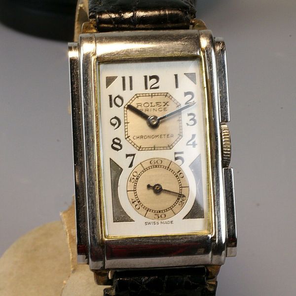 1930's Two Tone Rolex Prince Doctors Watch - REDUCED | WatchCharts ...