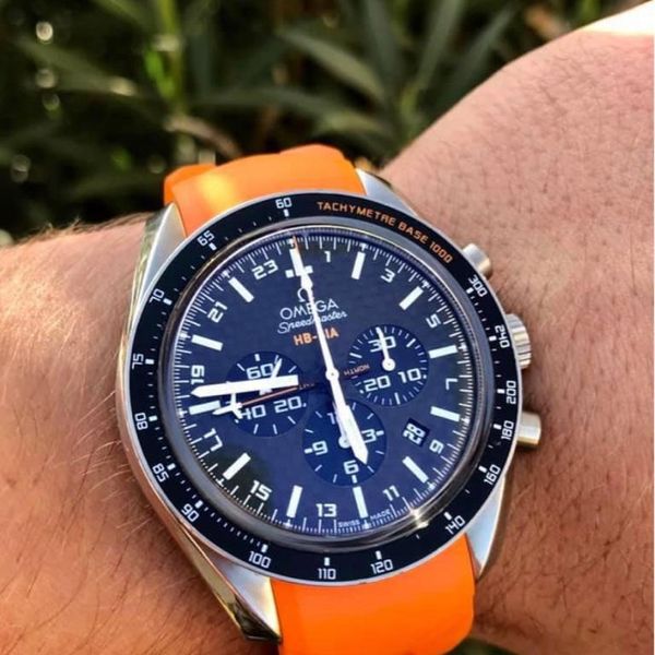 FS: RARE Omega Speedmaster Solar Impulse HB-SIA Co-axial GMT - Full Kit ...