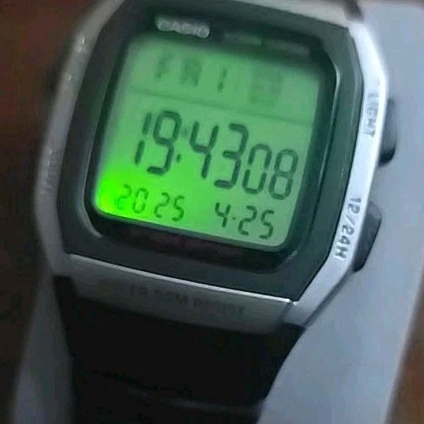 CASIO W-96H-1AVES MENS DIGITAL QUARTZ WATCH W/ BATTERY TIMER ALARM LED ...