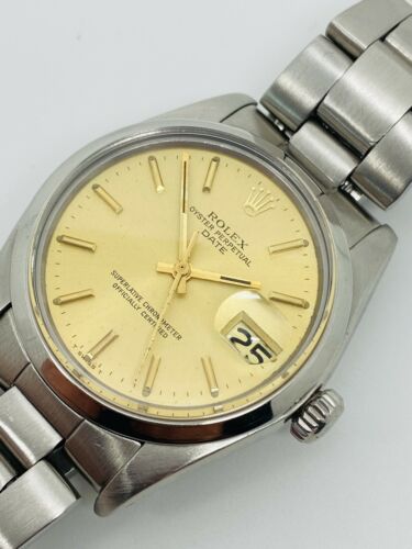 Vintage Rare Rolex Oyster Perpetual Date Calibre 1570 Reference 1500 ...