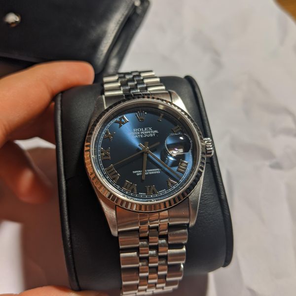 [WTS] Datejust Blue Dial Roman Numerals | WatchCharts Marketplace