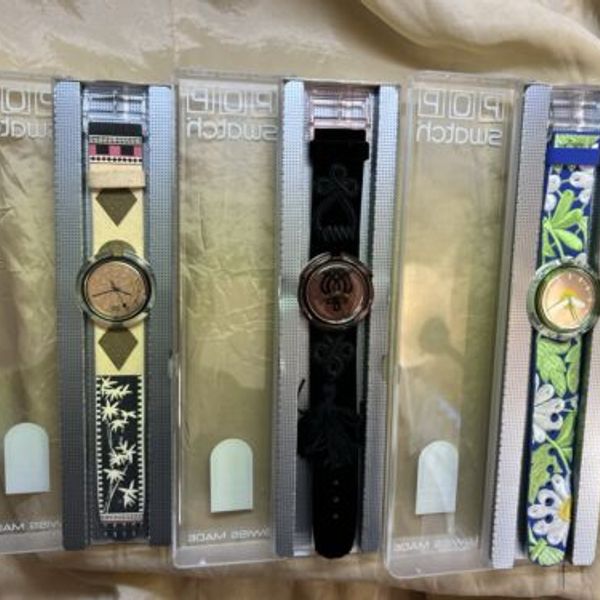 SWATCH POP WATCH 1996 CENTENNIAL OLYMPIC GAMES 3 WATCHES NEW ...