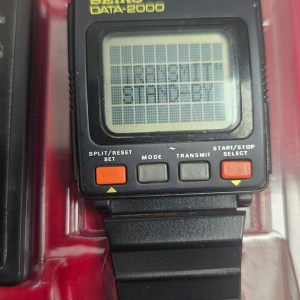 Excellent Vintage Seiko Data 2000 Watch With Keyboard | WatchCharts ...