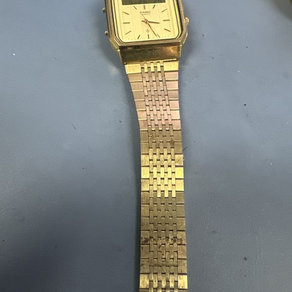 Casio Vintage Analog Digital Watch Ultra Rare Touch Screen Calculator ...