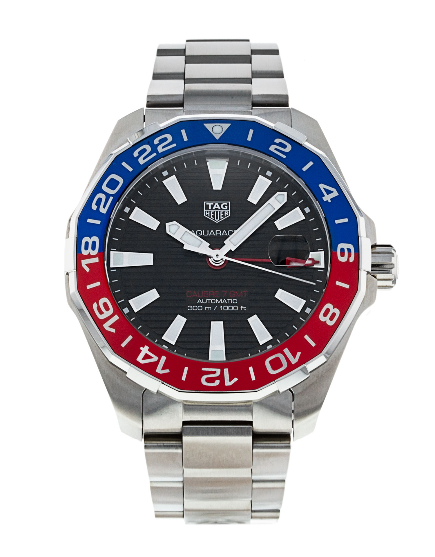 TAG Heuer Aquaracer 300M Calibre 7 GMT (WAY201F) Market Price | WatchCharts