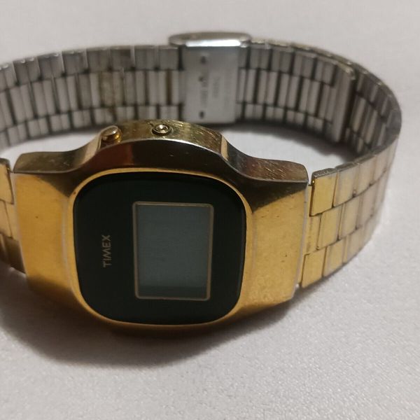 RARE Vintage Timex K Cell Menâ s Watch Gold Tone, Clear, Run ...