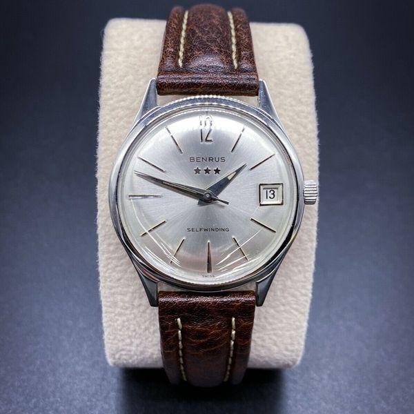 1960s Vintage Benrus 3 Star Automatic Watch 7021 Series - Tested ...