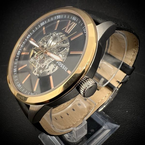 Fossil BQ2383 48 mm Automatic Skeleton Watch | WatchCharts Marketplace