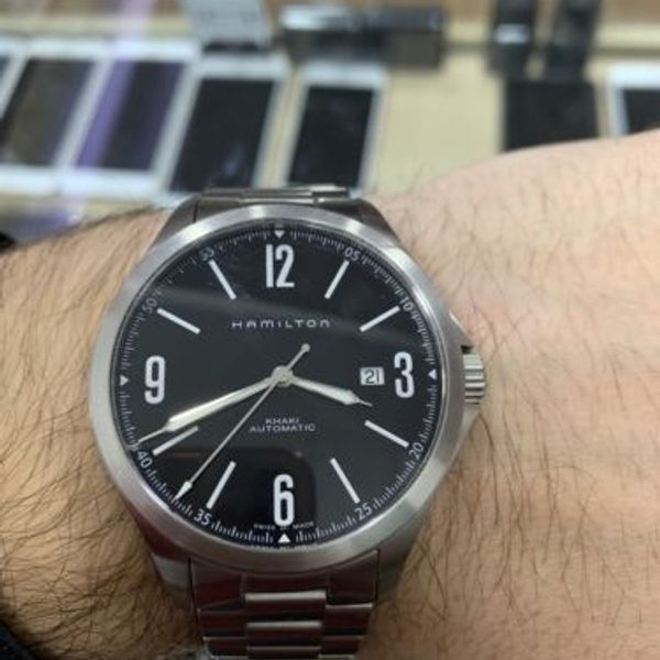 Hamilton Khaki Aviation Ref H766650 Automatic Swiss Made Black Dial ...