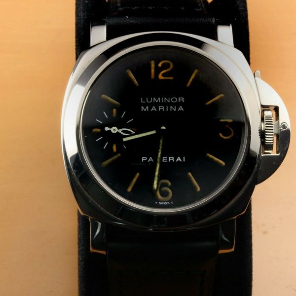 Panerai Luminor Marina PAM 001 Tritium 1998 A Series mit Box,Zerifikat ...