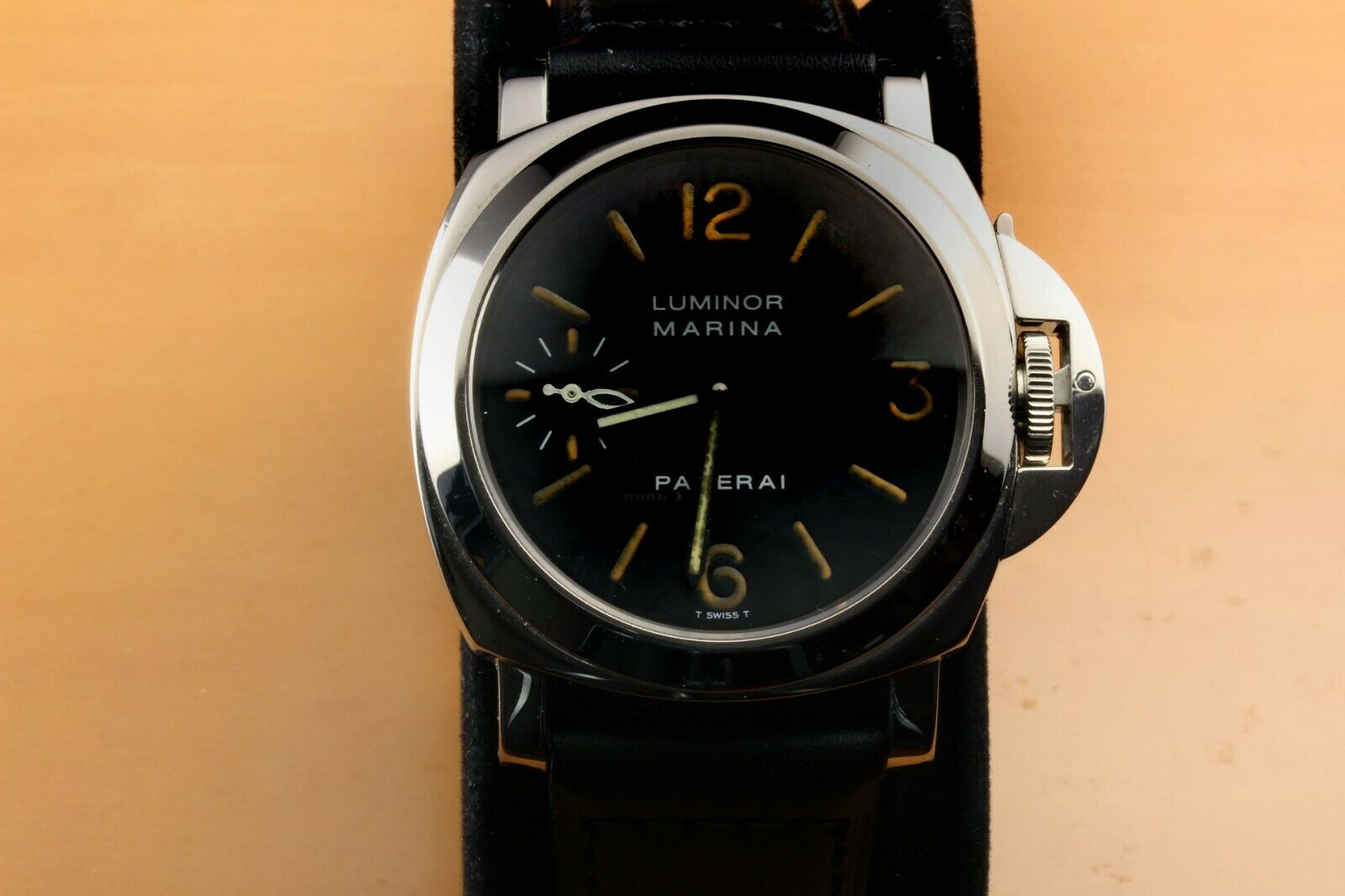 Panerai Luminor Marina PAM 001 Tritium 1998 A Series mit Box,Zerifikat ...