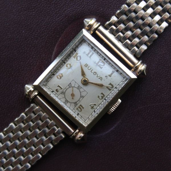 Vintage/Art Deco Bulova Tank Watch 10k Rolled Gold Plate For Repair ...