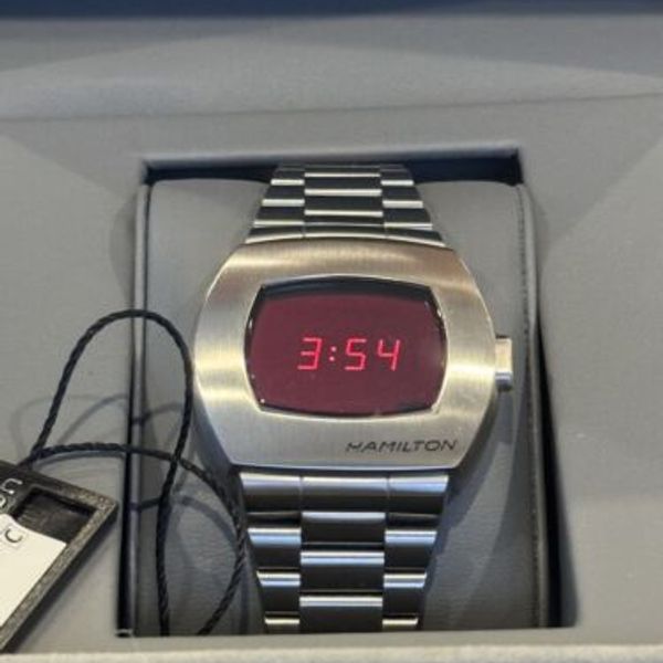 Hamilton PSR Pulsar American Classic Silver Men's Watch In Warranty ...