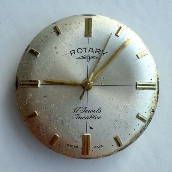 Rotary Watch Swiss Made Movement 17 Jewels Incabloc (In Working Order ...