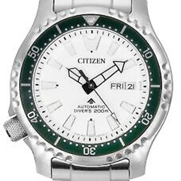 Citizen Promaster White Dial Automatic Diver's 200M Men's Watch NY0168 ...