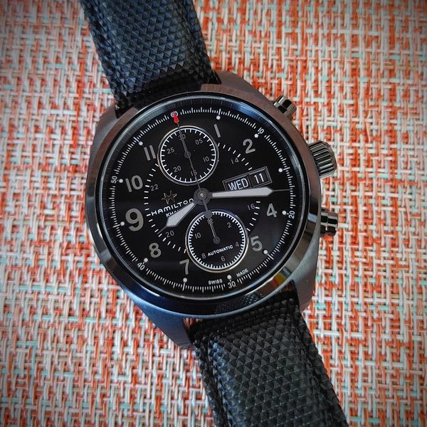 FS: Hamilton Khaki Field Chrono automatic Jack Ryan Watch H71626735 ...