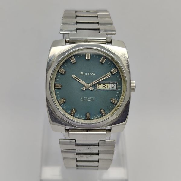 Bulova N1 1971 CAL 11 ANACB Automatic Day/Date 23J Vintage Men's Watch ...