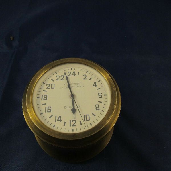 BULOVA ACCUTRON MARK II NAVIGATOR MARINE MILITARY CHRONOMETER 214 ...
