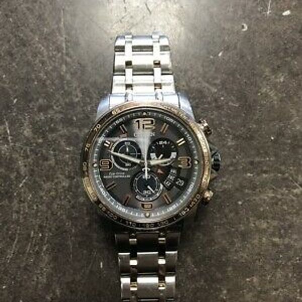 CITIZEN ECO DRIVE RADIO CONTROLLED H610-S093163 MEN'S WRISTWATCH ...