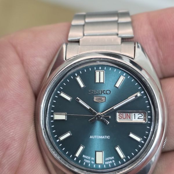 Vintage Seiko 5 Sports Refurbished With Stunning Green Dial 7009 3042 ...