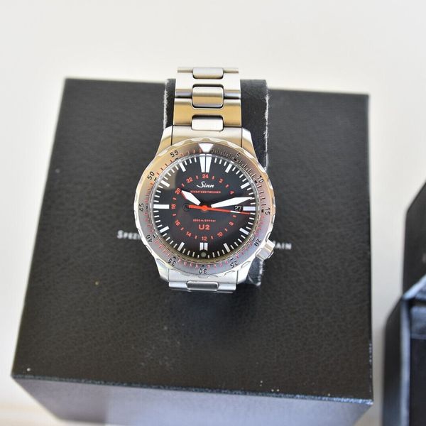 Sinn U2 (EZM5) 2000m Automatic Divers Watch with Box & Docs made in ...