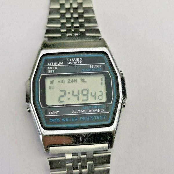 Vintage Timex Men's Quartz LCD Watch, Working, Retro Men's Watch ...