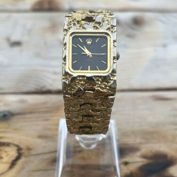 Ladies ROLEX Cellini MCM style Golden Nugget watch | WatchCharts ...