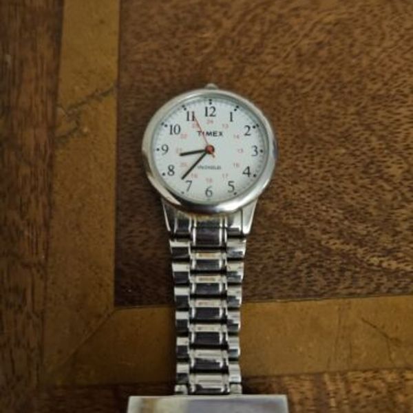 Timex Indiglo Nurses Fob Watch Stainless Steel | WatchCharts Marketplace