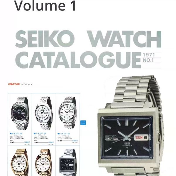 Rare 1971 Seiko 5 Actus TV Rectangle Black Dial Automatic 6106 Watch ...