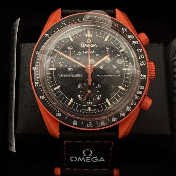 OMEGA X SWATCH SpeedMaster MoonSwatch MISSION ON EARTH - LAVA Chrono ...
